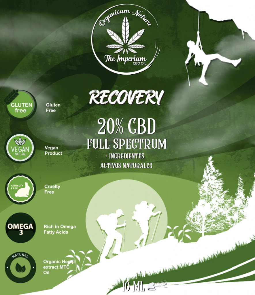 Recovery Aceite CBD Antiinflamatorio • Aceite 20% CBD